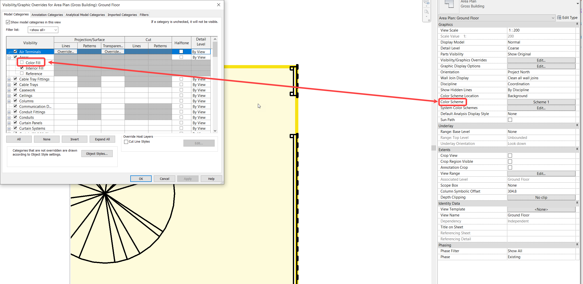 Solved: Hiding Yellow Area Border - Autodesk Community
