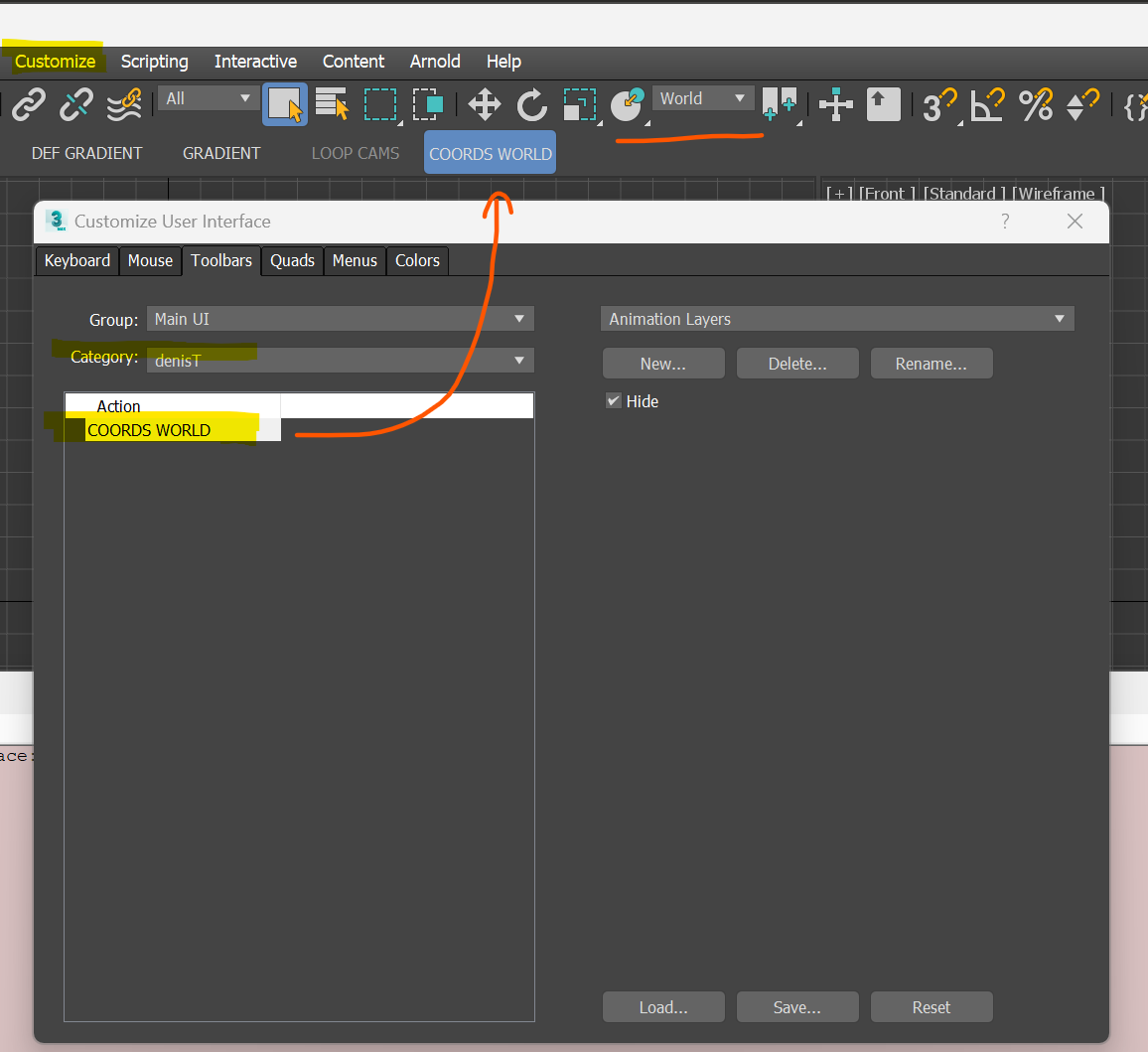 How to make 3ds Max start with "World" in Reference Coordinate System - Autodesk Community