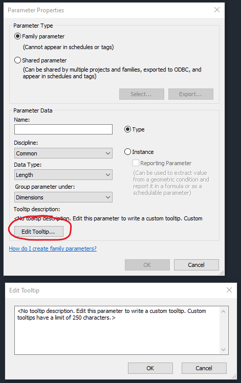 Descriptive Tips for Family Parameters - Autodesk Community
