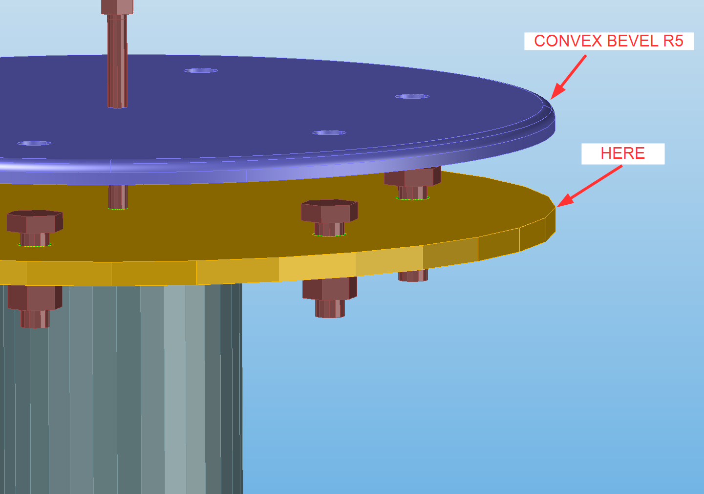 Solved: Bevel on round plate - Autodesk Community