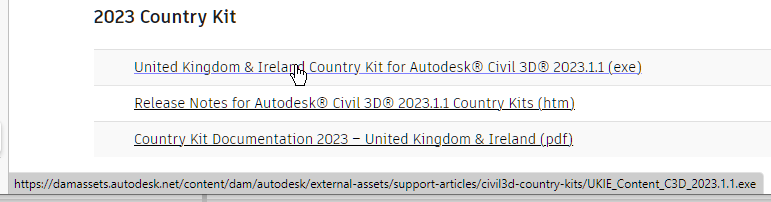What about Autodesk Civil 3D 2024 Country Kits? - Autodesk Community