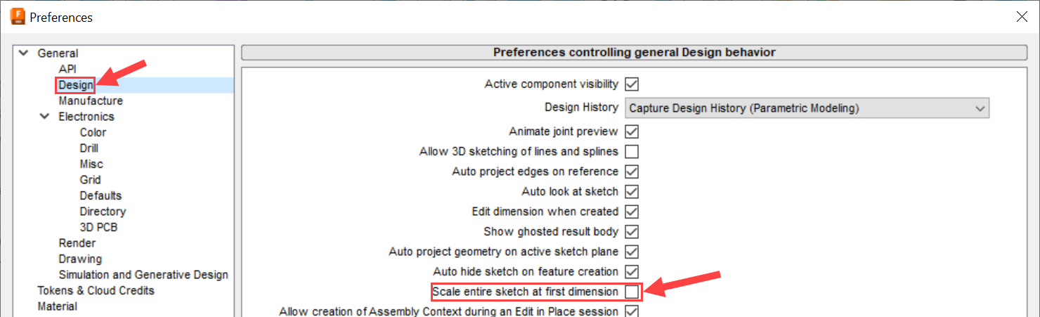Solved: want to scale component using dimension tool by having only one dimension not use ...
