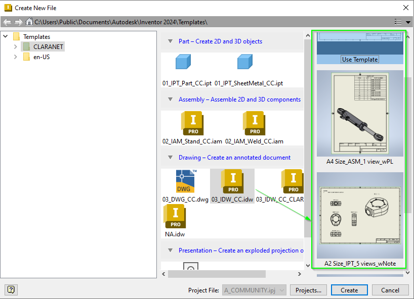 Solved: Templates from drawings - Autodesk Community