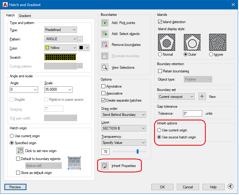 MATCH HATCH ORIGIN - Autodesk Community