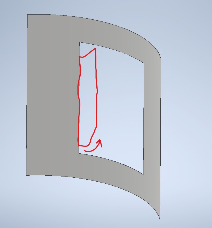 Solved: Sheetmetal - Flange on a Curved Part Cut-out - Autodesk Community