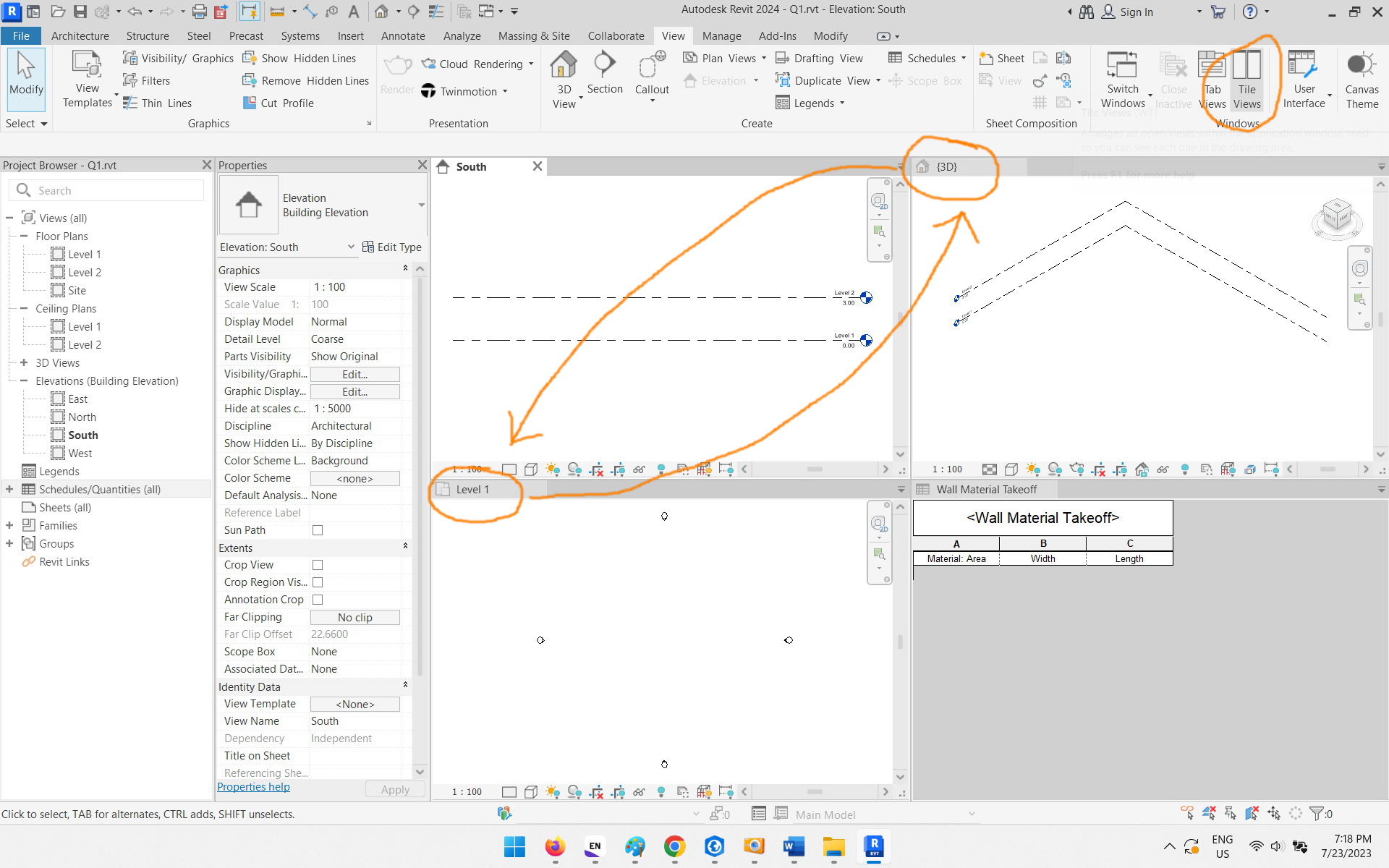 Solved: Revit 2024: How to switch the order of the “tile views”? - Autodesk Community