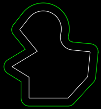 Solved: Line that is fixed distance from another line (not an ...