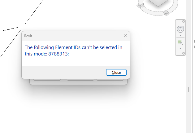 Solved: The following Element IDs cant be selected in this mode - Autodesk Community
