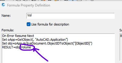 Solved: VBA code to create Property Set Formula for solids in Civil 3D - Autodesk Community