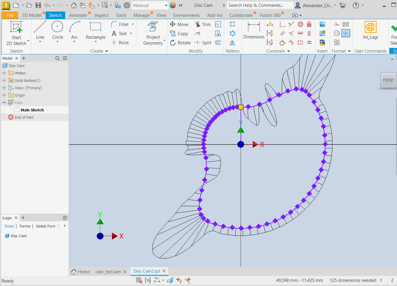 Solved: CAM disc design - irregular profile - Autodesk Community