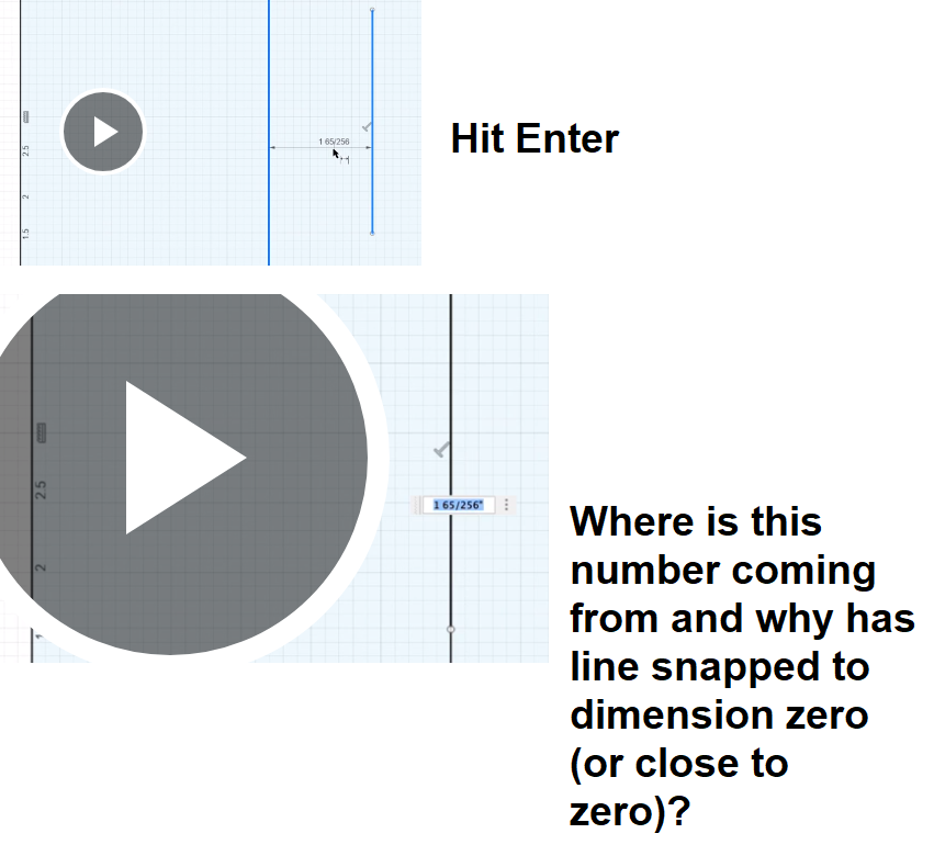 Adding dimensions to lines in sketches flips the placement to the ...