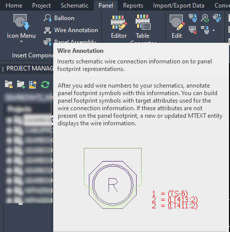 Solved: Reference Schematic wiring on Panel Layout - Autodesk Community