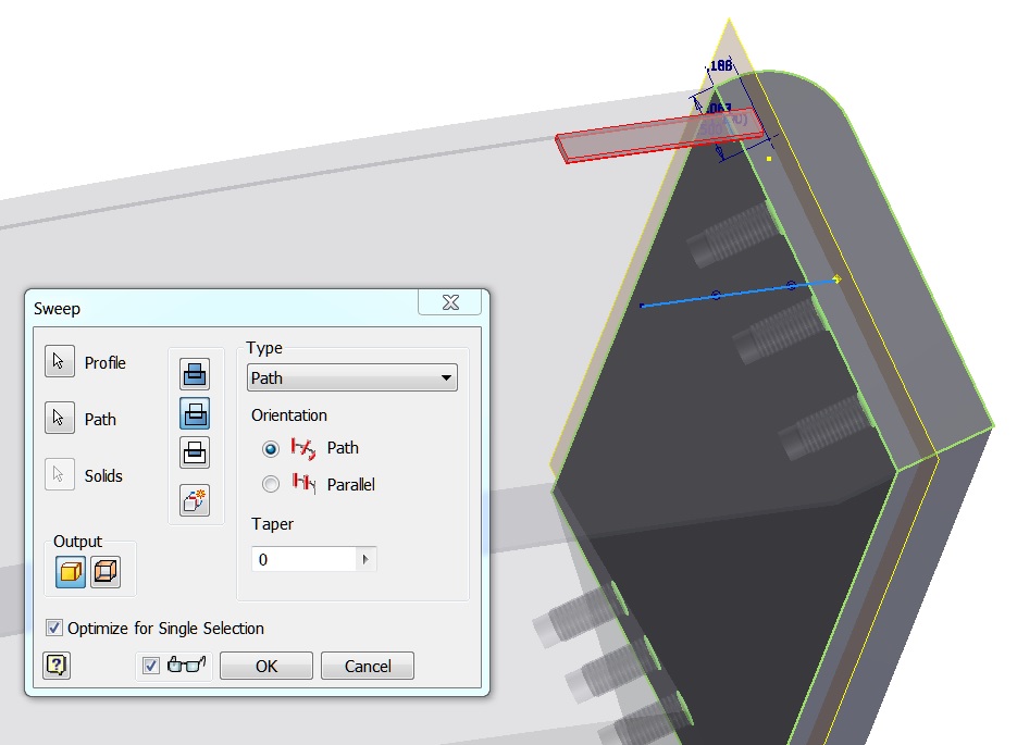 Solved: Generating a sweep from assembly geometry - Autodesk Community