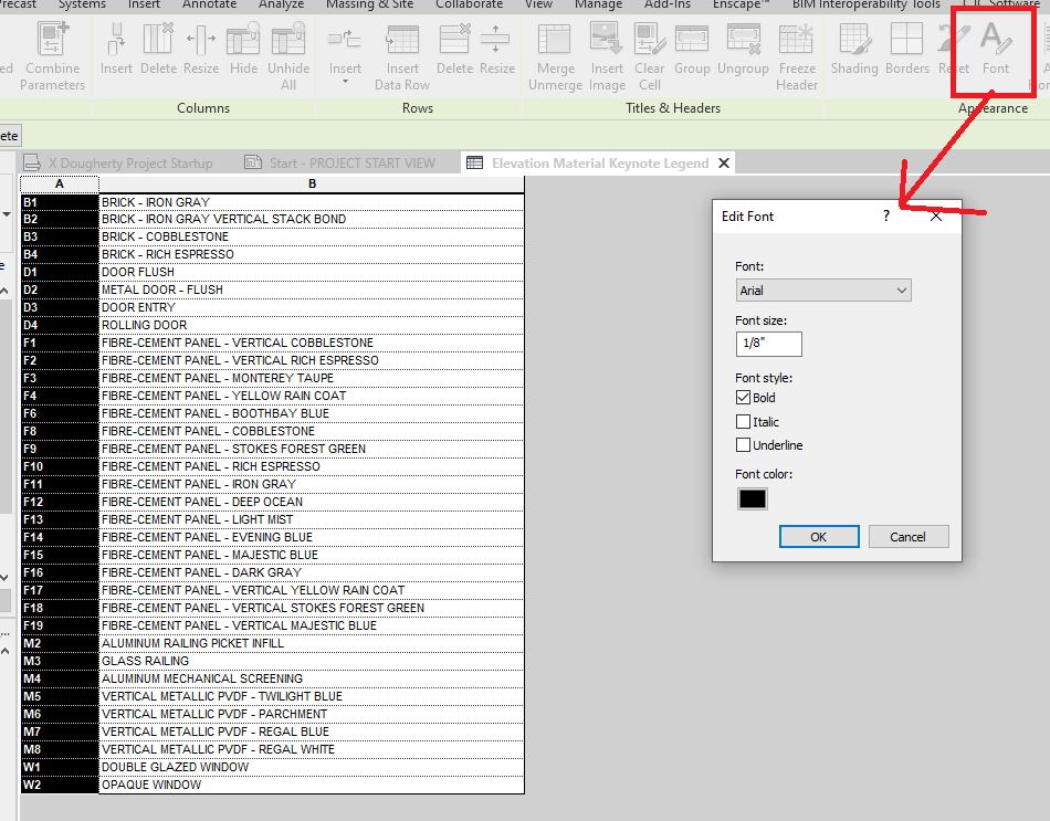 Solved: Can you Edit the Keynote TEXT STYLE - Autodesk Community