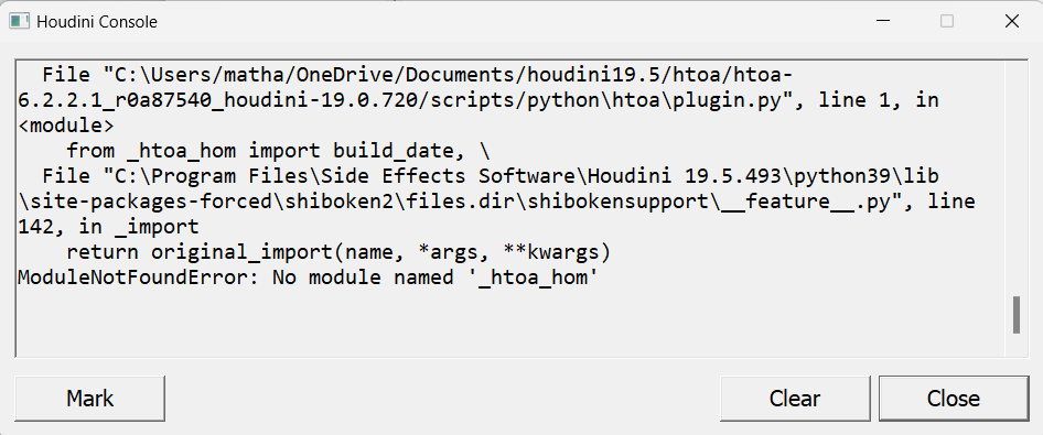 Solved: Can't get Arnold HtoA to work on Houdini - Autodesk Community