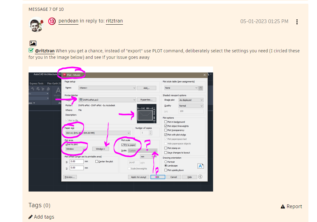 Dwf Does Not Show Correct 11x17 Page Autodesk Community