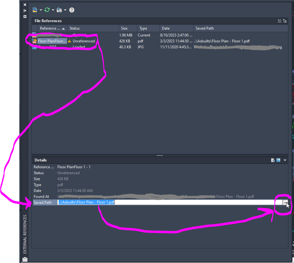 XREF unreferenced - how to find or match original scale/position - Autodesk Community