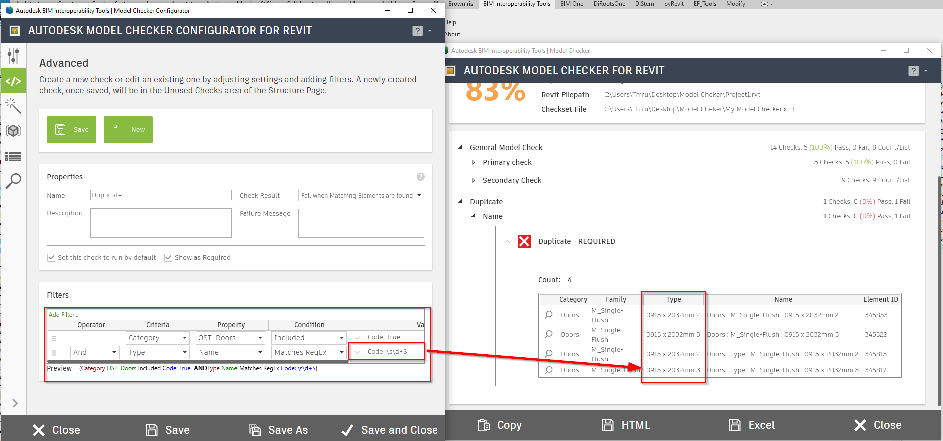 Solved: BIM INTEROPERABILITY TOOLS - Duplicated elements check not ...