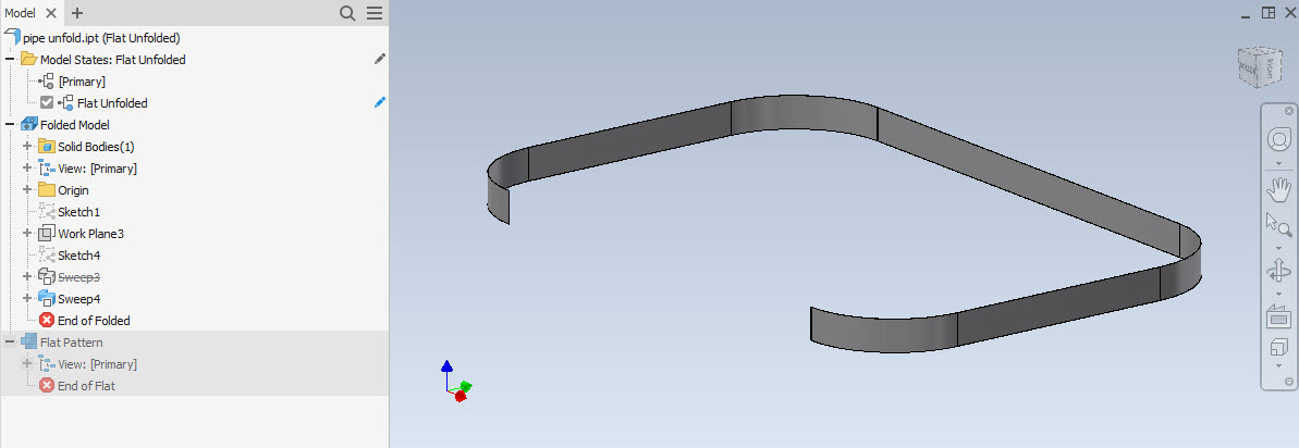 unfold pipe - Autodesk Community