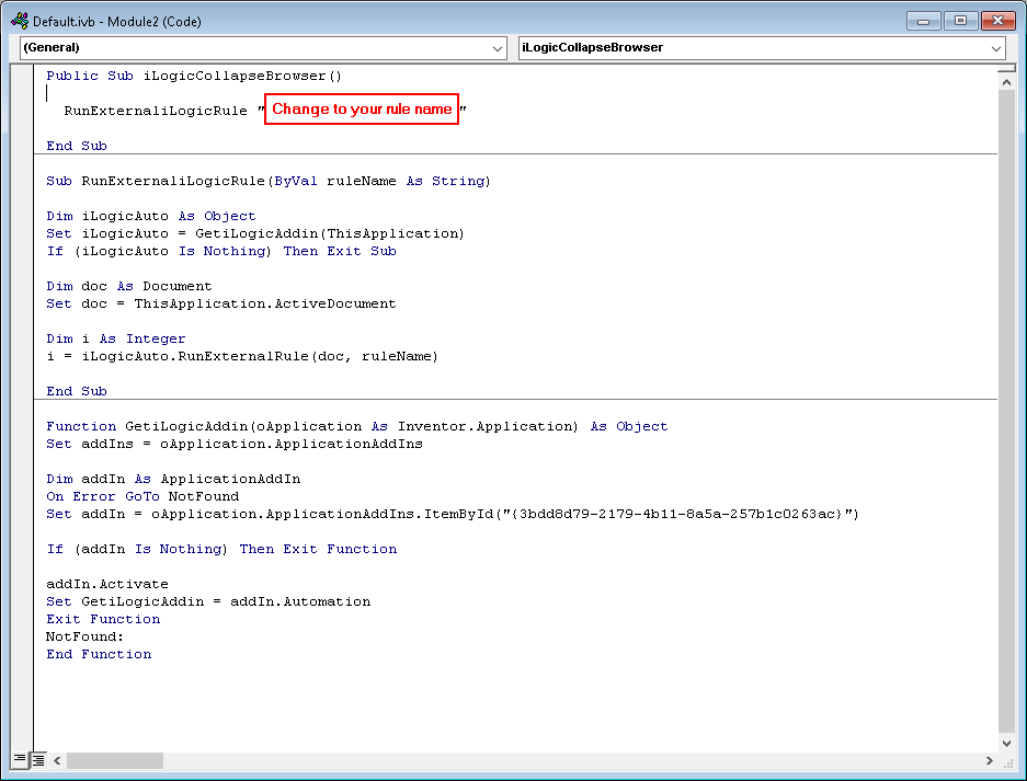 Solved: ilogic shortcut key - Page 4 - Autodesk Community