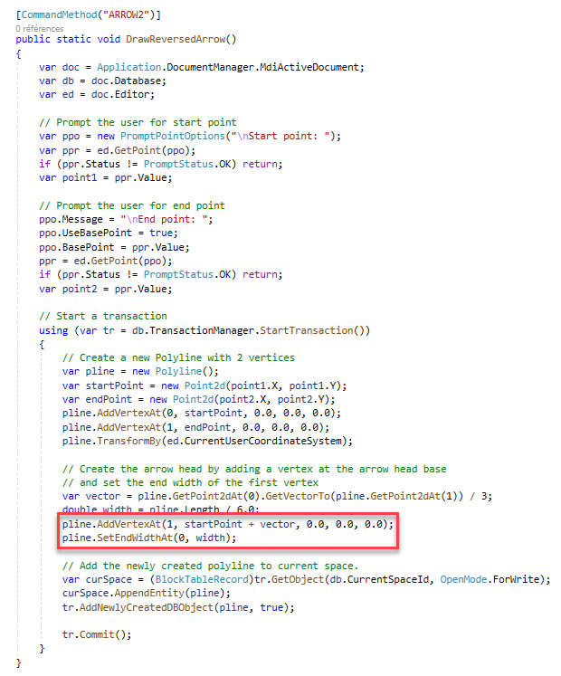 Solved: Draw a polyline with an arrow - Autodesk Community