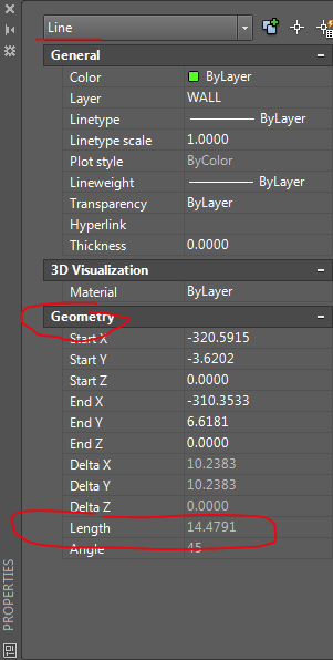 using properties to change the length of a line - Autodesk Community