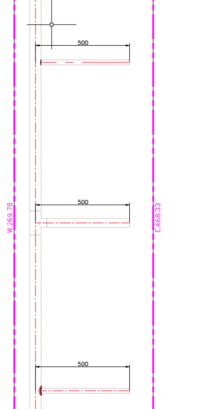 Stub-in branch dimension from center of the header on isometric ...