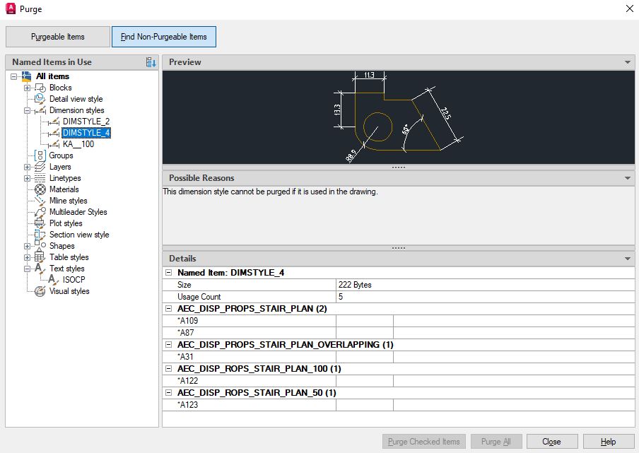 Solved: Strange objects during PURGE, that I couldn't find - Autodesk Community