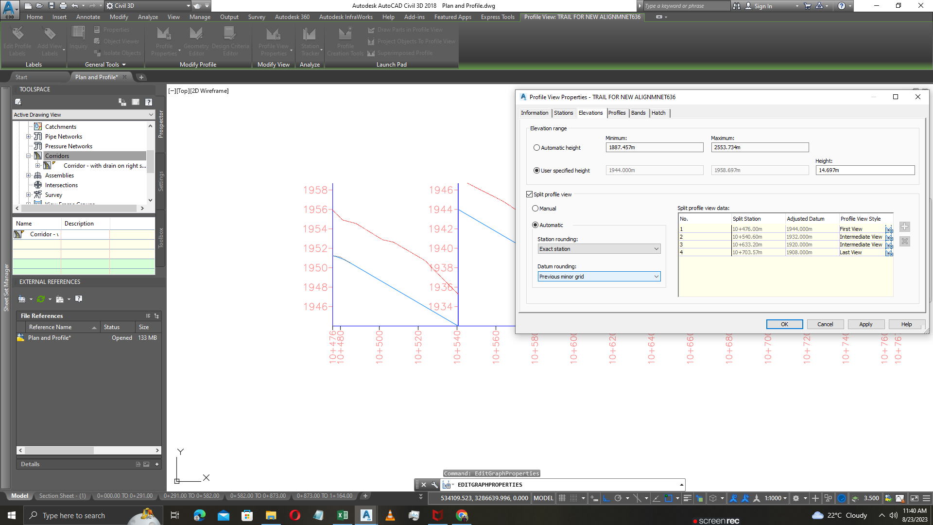 Solved: Gap in split profile view - Autodesk Community