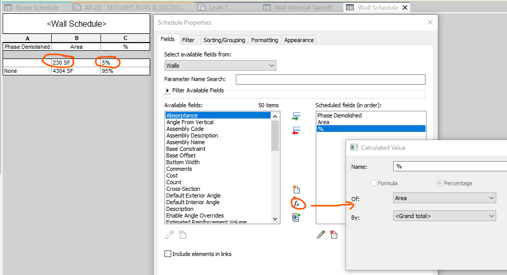Solved: Fenestration Percentage schedule - Autodesk Community