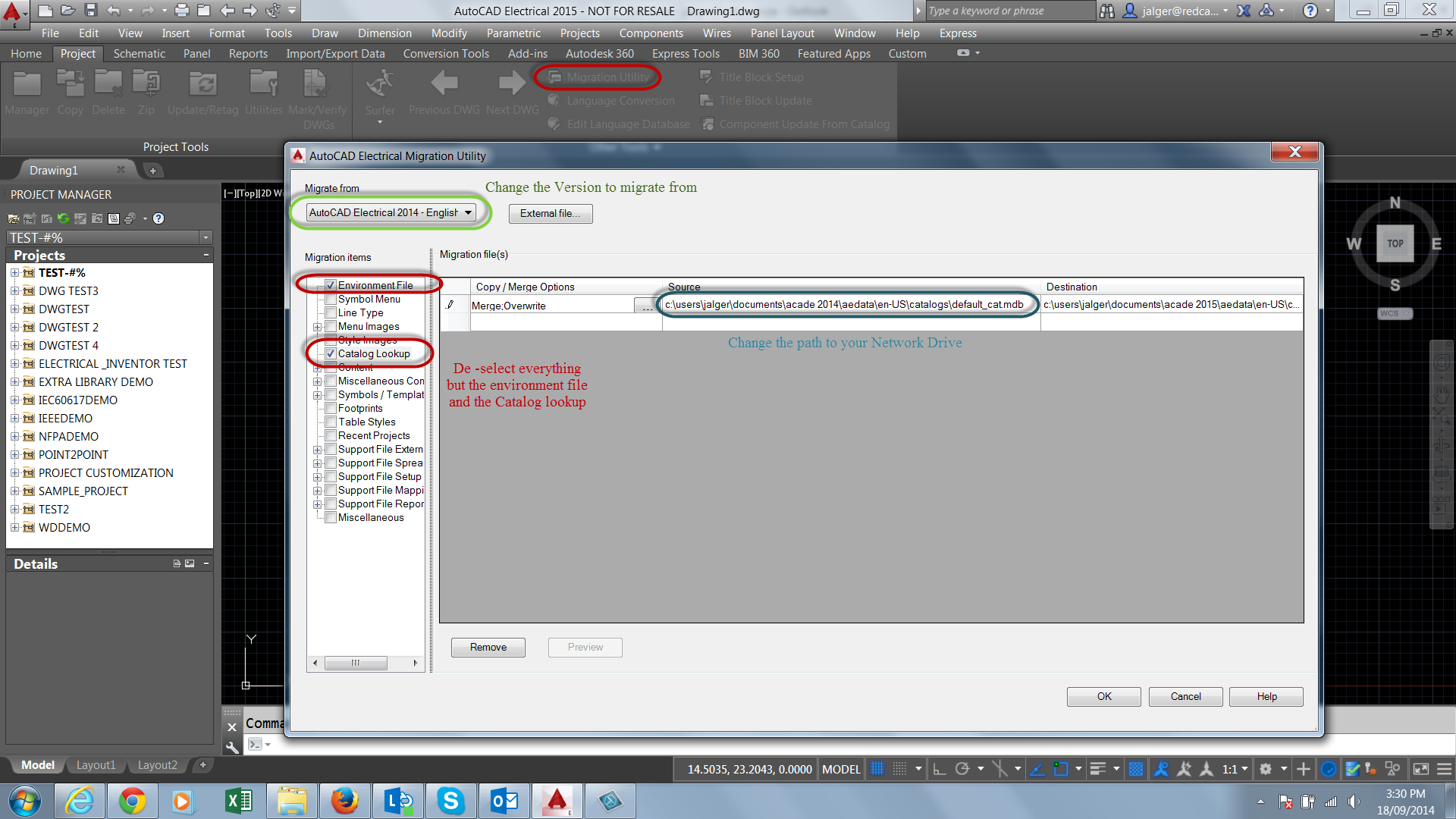 Pinlist and coilpin data not inserting ACADE 2015 - Autodesk Community