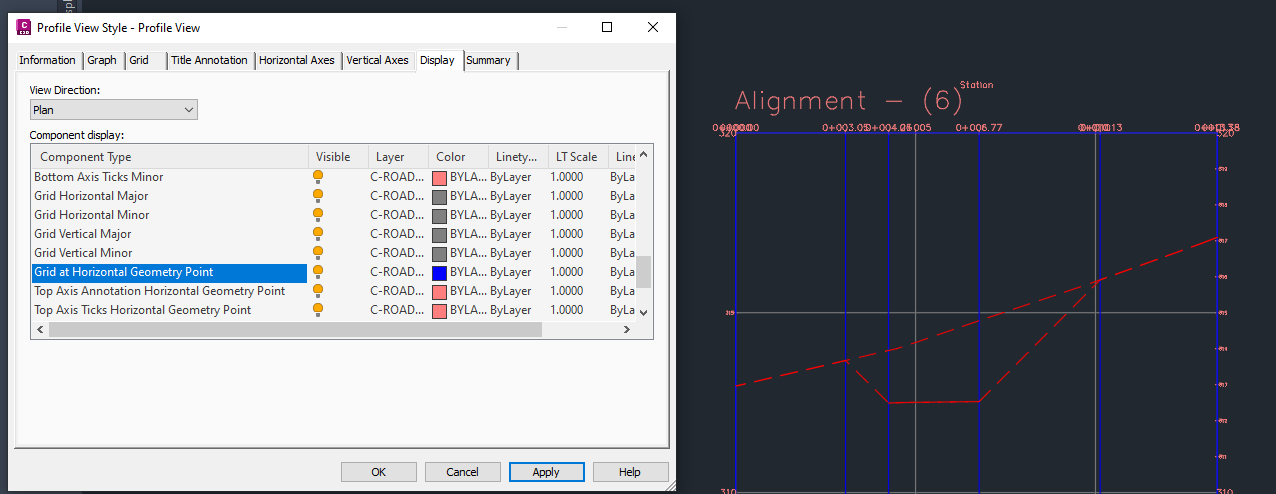 Solved: Grade breaks not visible on profile - Autodesk Community