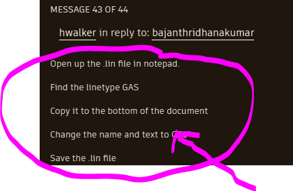 Solved: custom linetypes with text - Autodesk Community