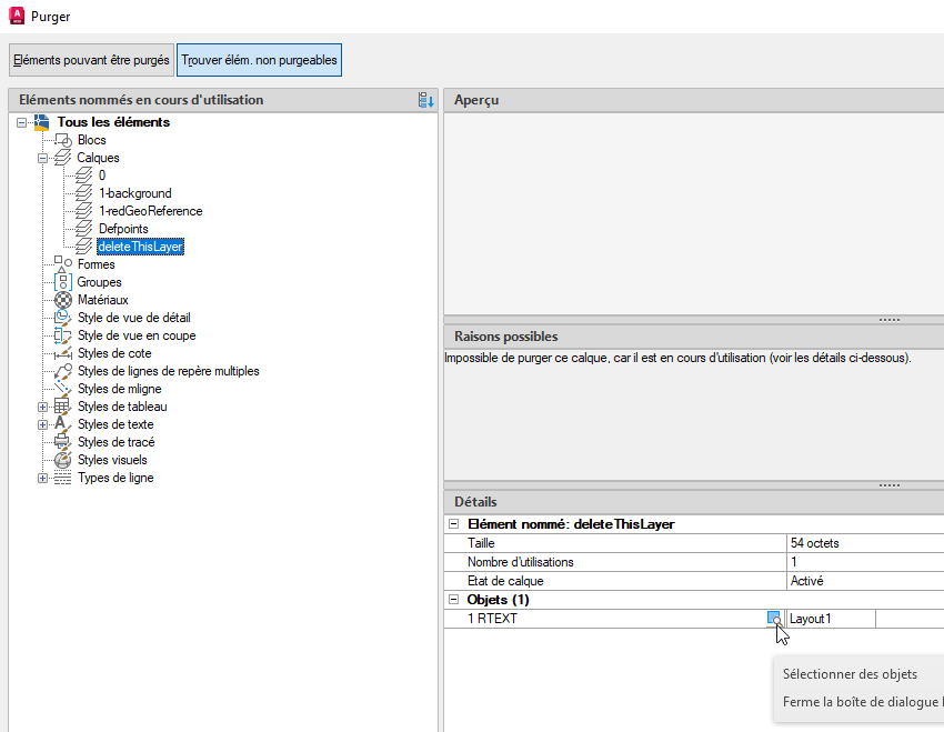 Solved: Unable to delete empty layers - Autodesk Community