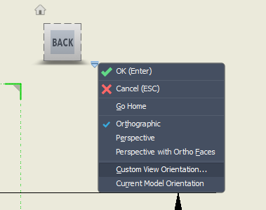 How to dimension sketch lines on a model with a custom view orientation - Autodesk Community