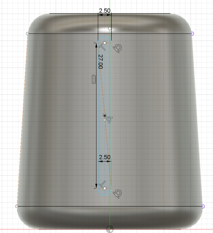 Solved: How to center sketch on a slanted cylinder loft? - Autodesk ...