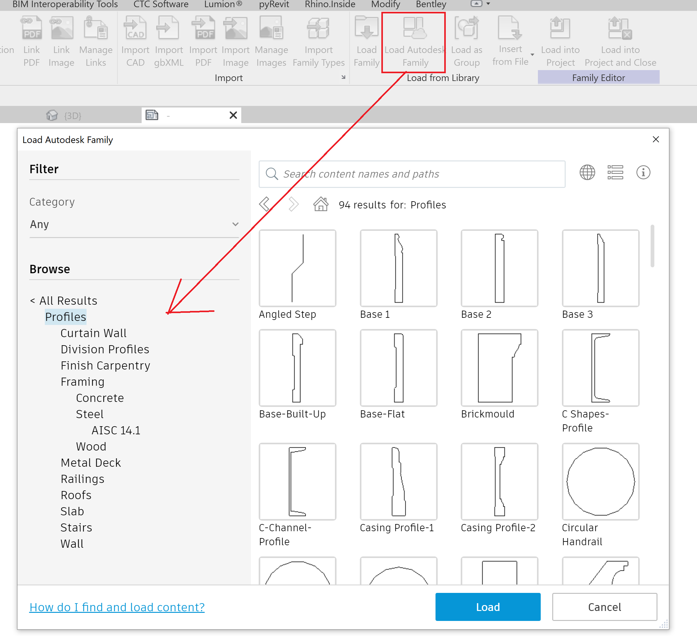 Solved: Revit profiles (model-in-place)? - Autodesk Community