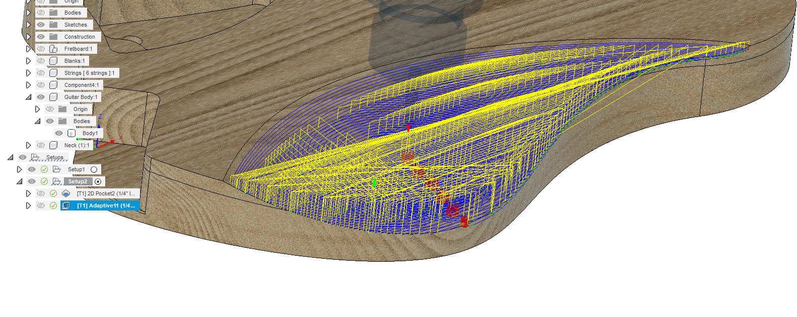 Solved: Adaptive not doing multiple depths on a large contour - Autodesk Community