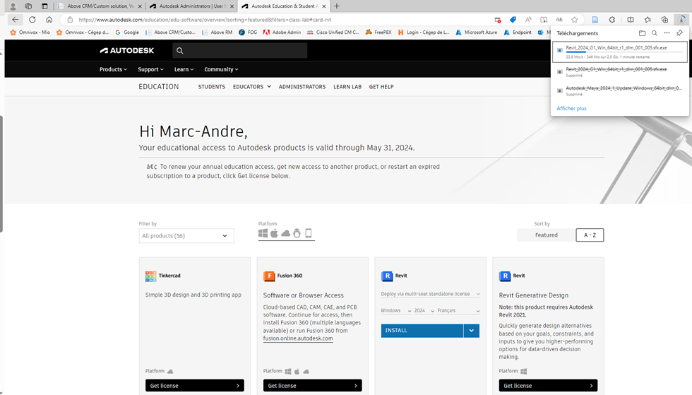 Educational licences, software download and cloning issue from an IT Admin - Autodesk Community