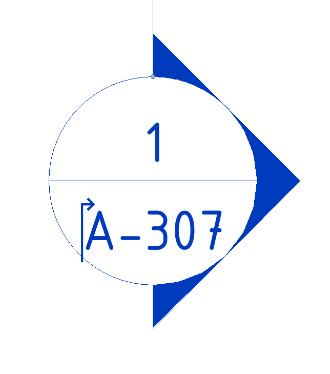 STRANGE ARROW SYMBOLS APPEARING ON SECTION AND ELEVATION HEADS ...