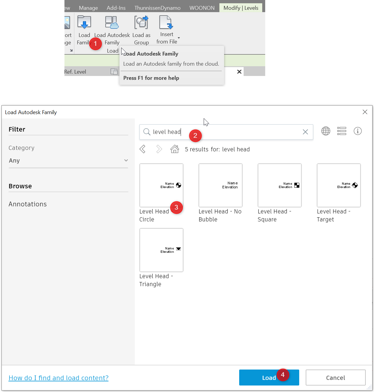 Solved: Levels not showing Text in Elevations or Sections - Autodesk Community