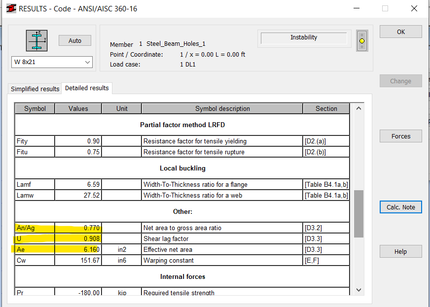 Effective Area in Design of Tension Area - Autodesk Community
