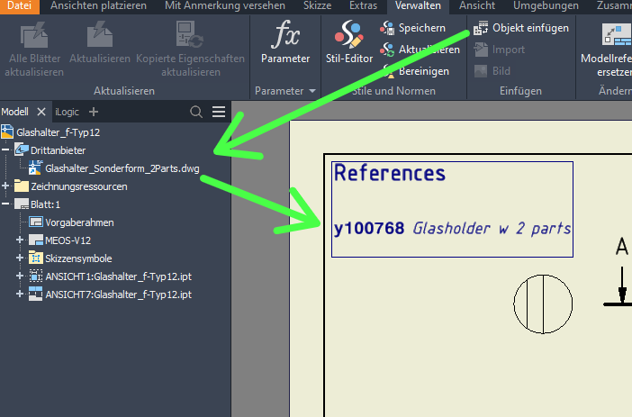Gelöst: Inv 2023 Fehler bei Objekt einfügen/Verknüpfung (OLE-Referenz) - Autodesk Community