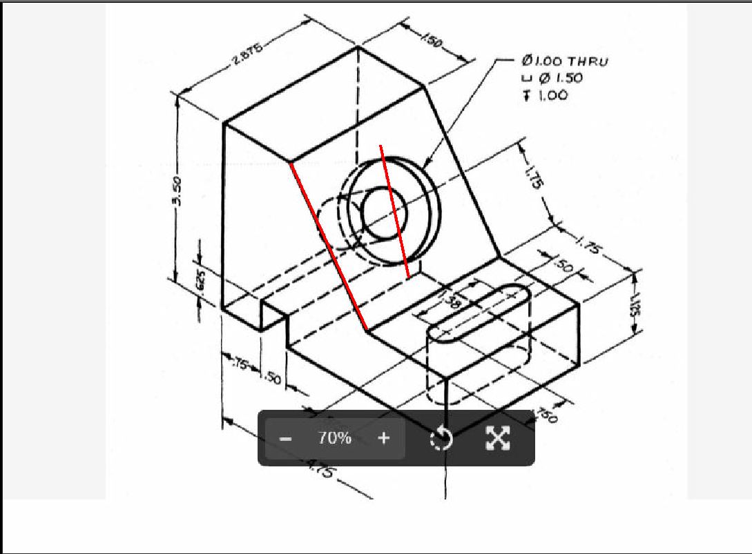How to make a circle on an isometric drawing that is not on one of the ...
