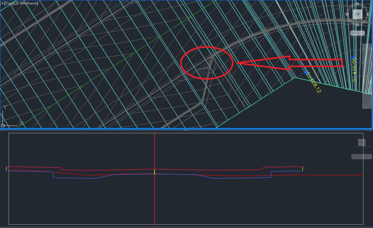 civil 3D Surface is not targeting the corridor links properly ...