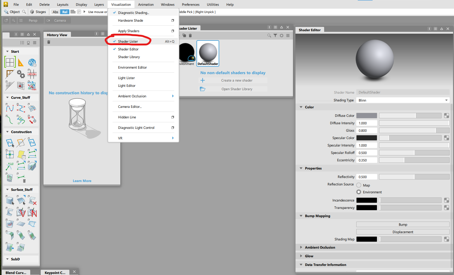 Solved: where are windows for multi- lister shader #Projections and #File in alias 2024 ...
