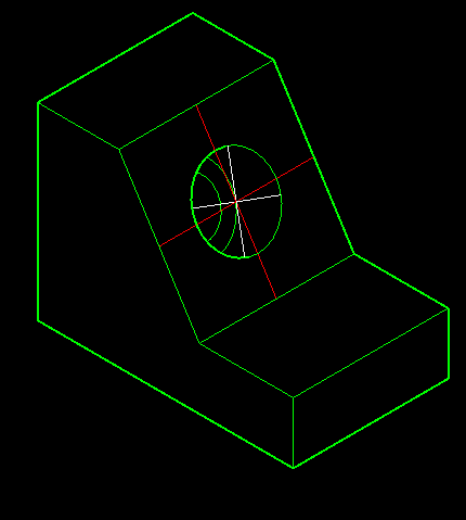 How to make a circle on an isometric drawing that is not on one of the ...