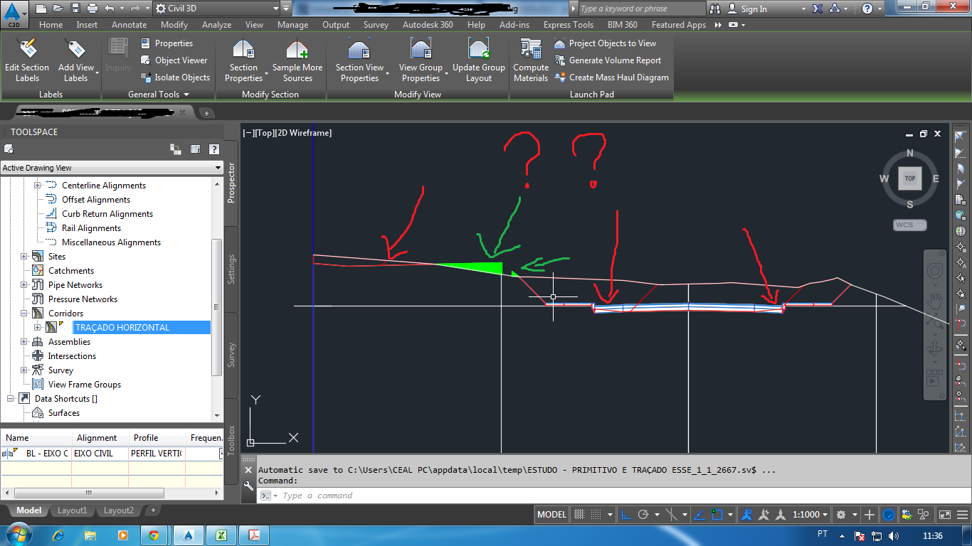 Problem on section view/volume calc - Autodesk Community