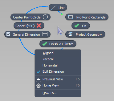Sketch dimension alignment. - Autodesk Community