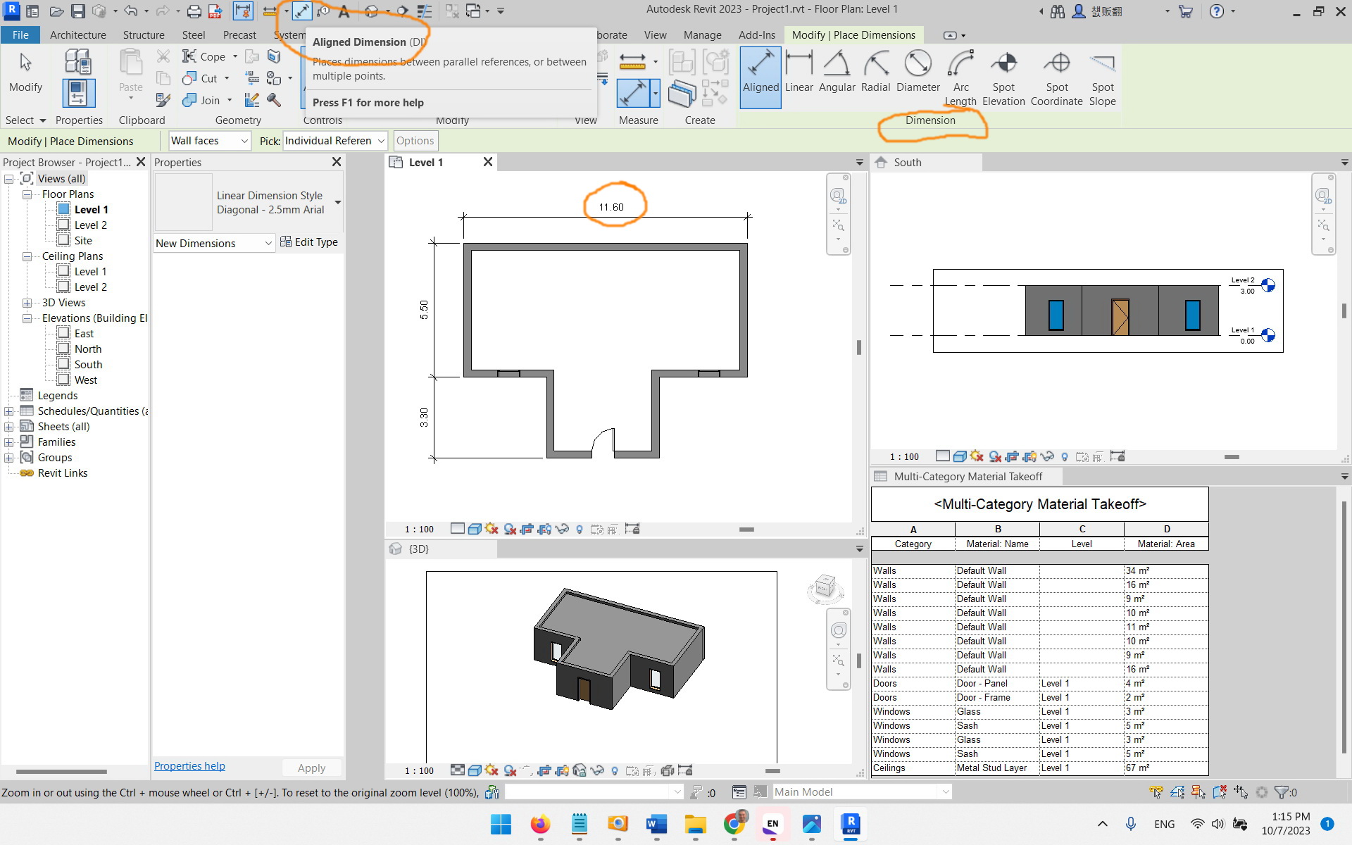 Revit 2023: How to change the dimension of the selected object? - Autodesk Community
